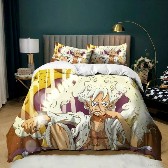 3 Pieces Cartoon Soft Duvet Cover Set Ben 10 Comforter Set Lightweight ...