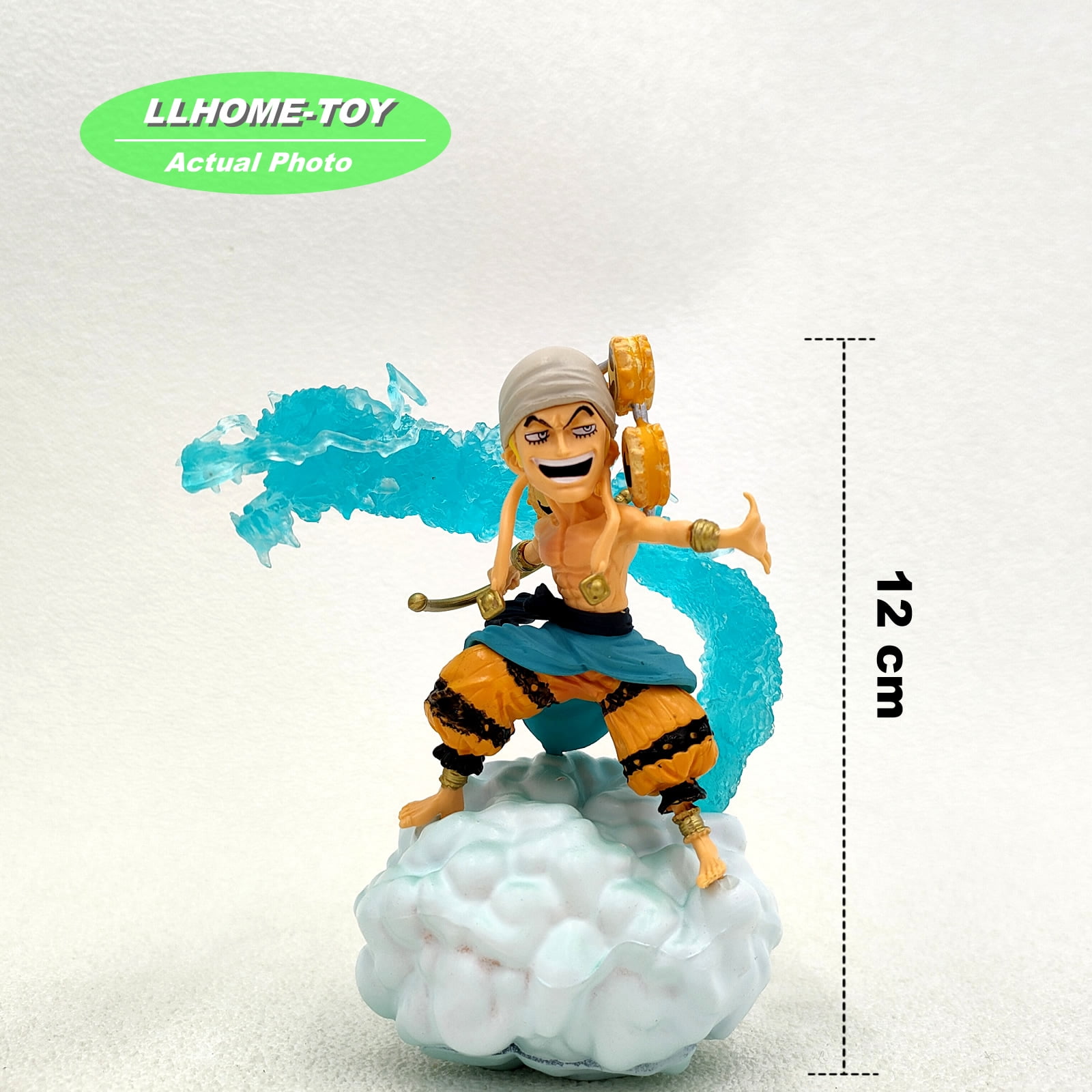 Anime ONE PIECE Enel God of Skypiea blue thunder dragon Figure Statue ...