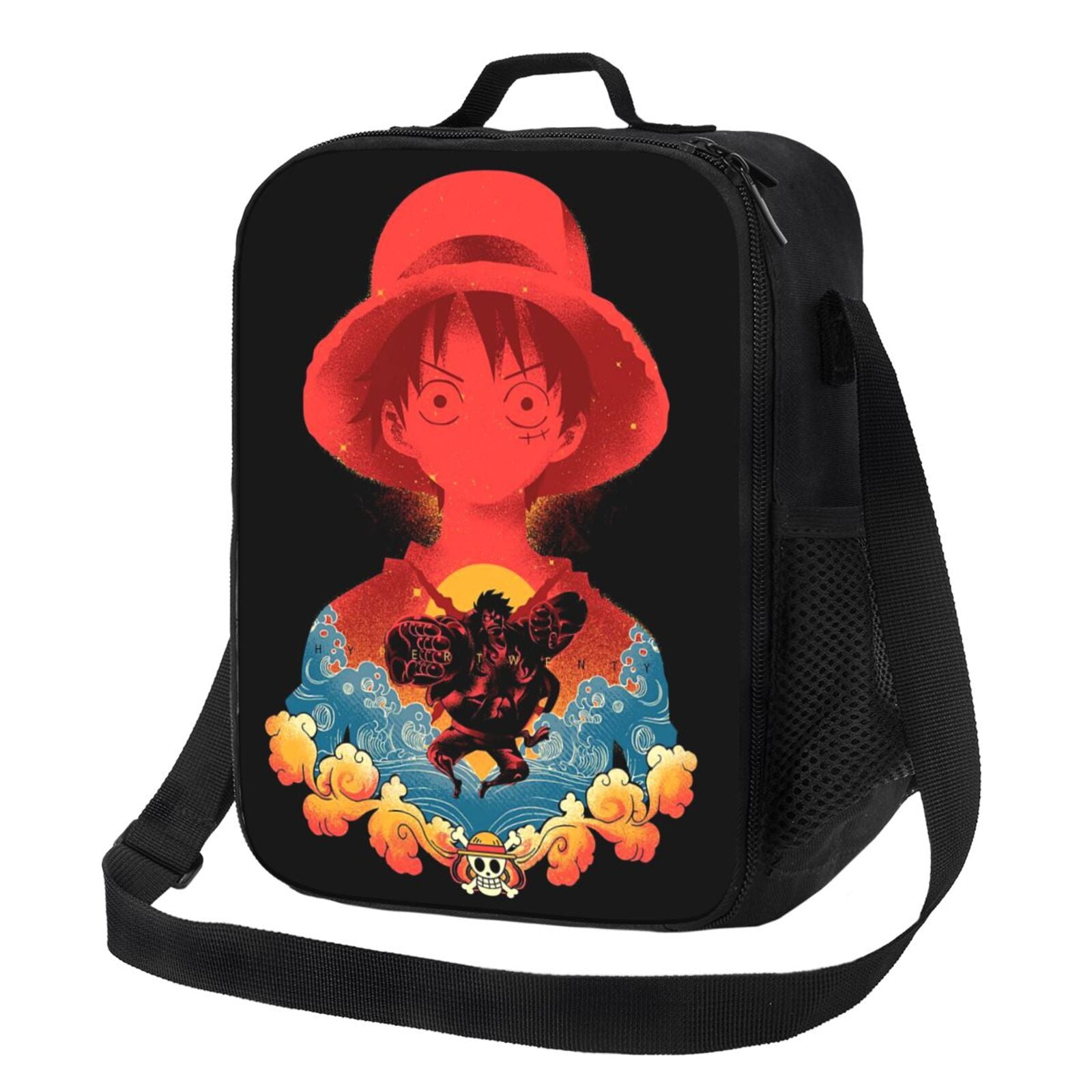 Anime ONE PIECE Lunch Box Reusable Lunch Bag Insulated Portable Tote ...