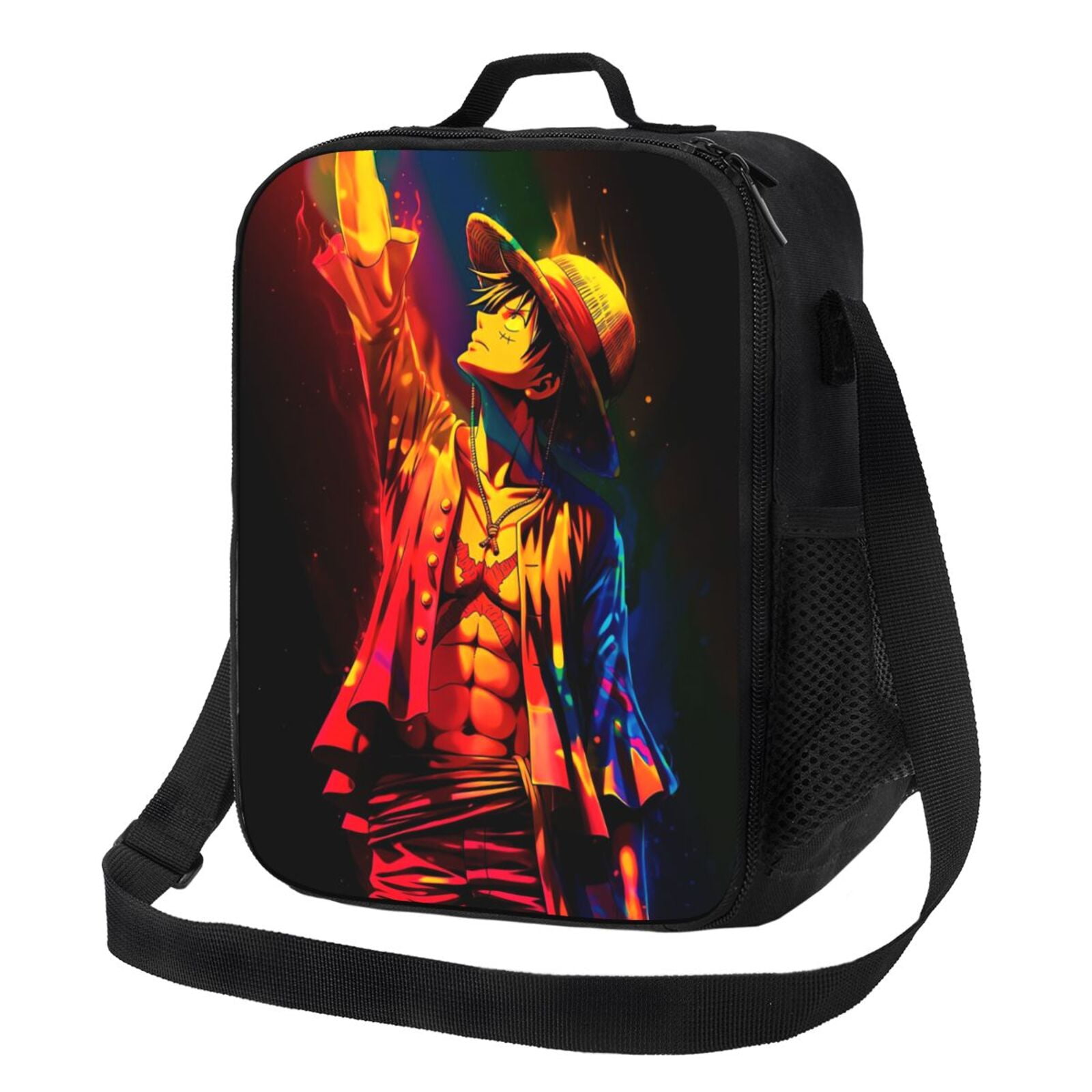 Anime ONE PIECE Lunch Box Reusable Lunch Bag Insulated Portable Tote ...