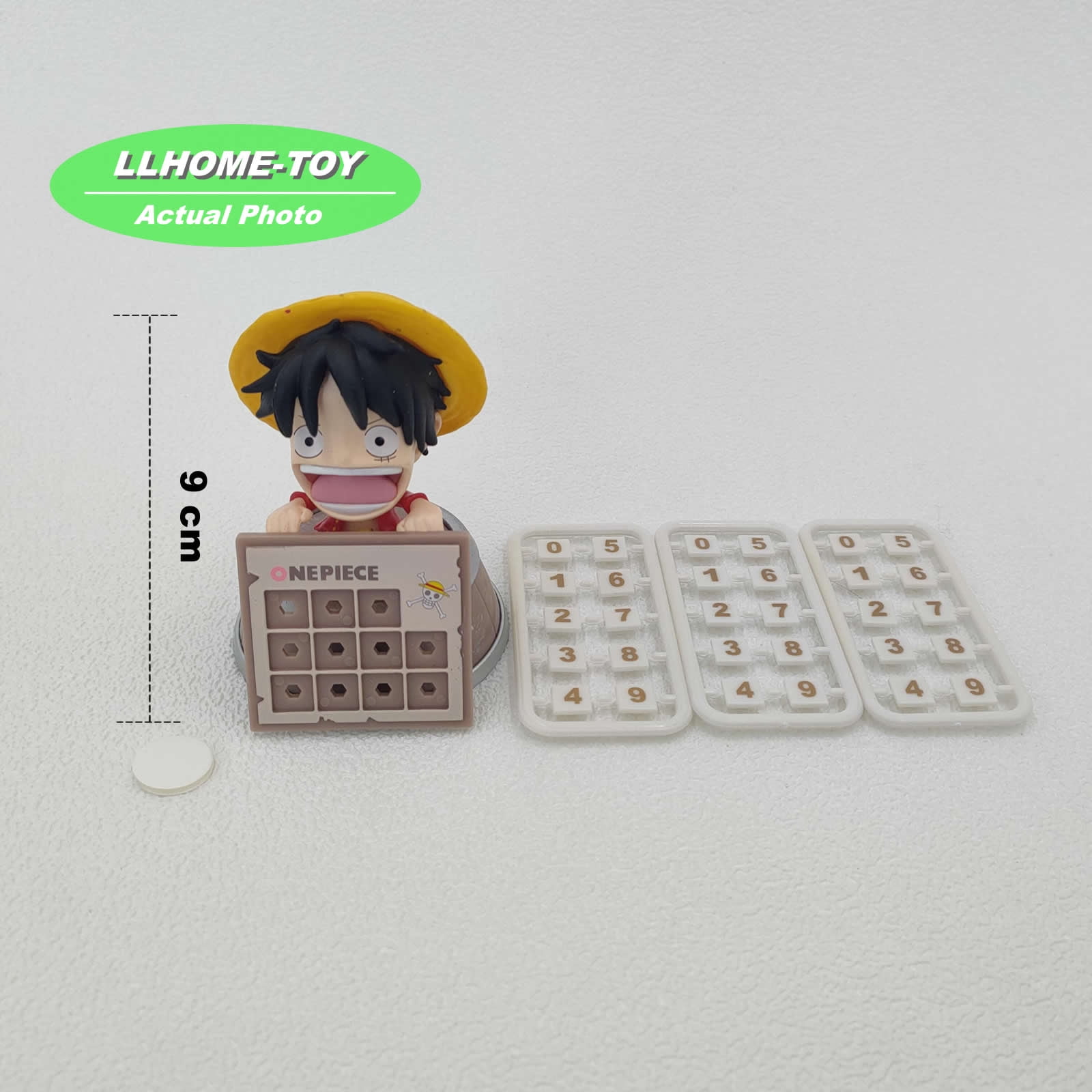 Anime OP Monkey D. Luffy parking number plate Figure Statue Toy Gift ...