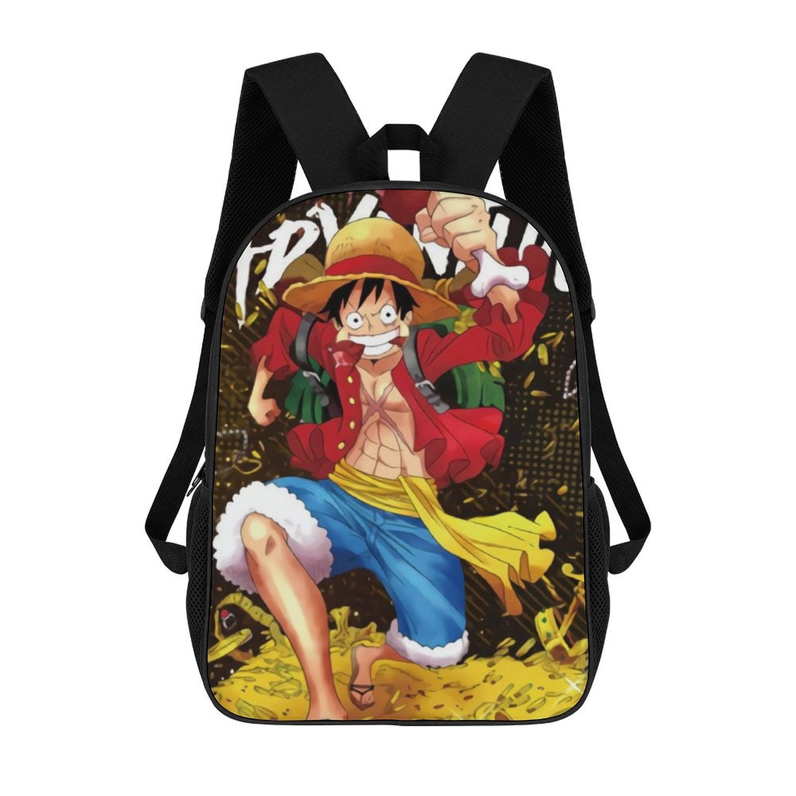 Anime One Pi_ece Luffy Backpack 17 inch Bags Anime One Pi_ece Luffy ...
