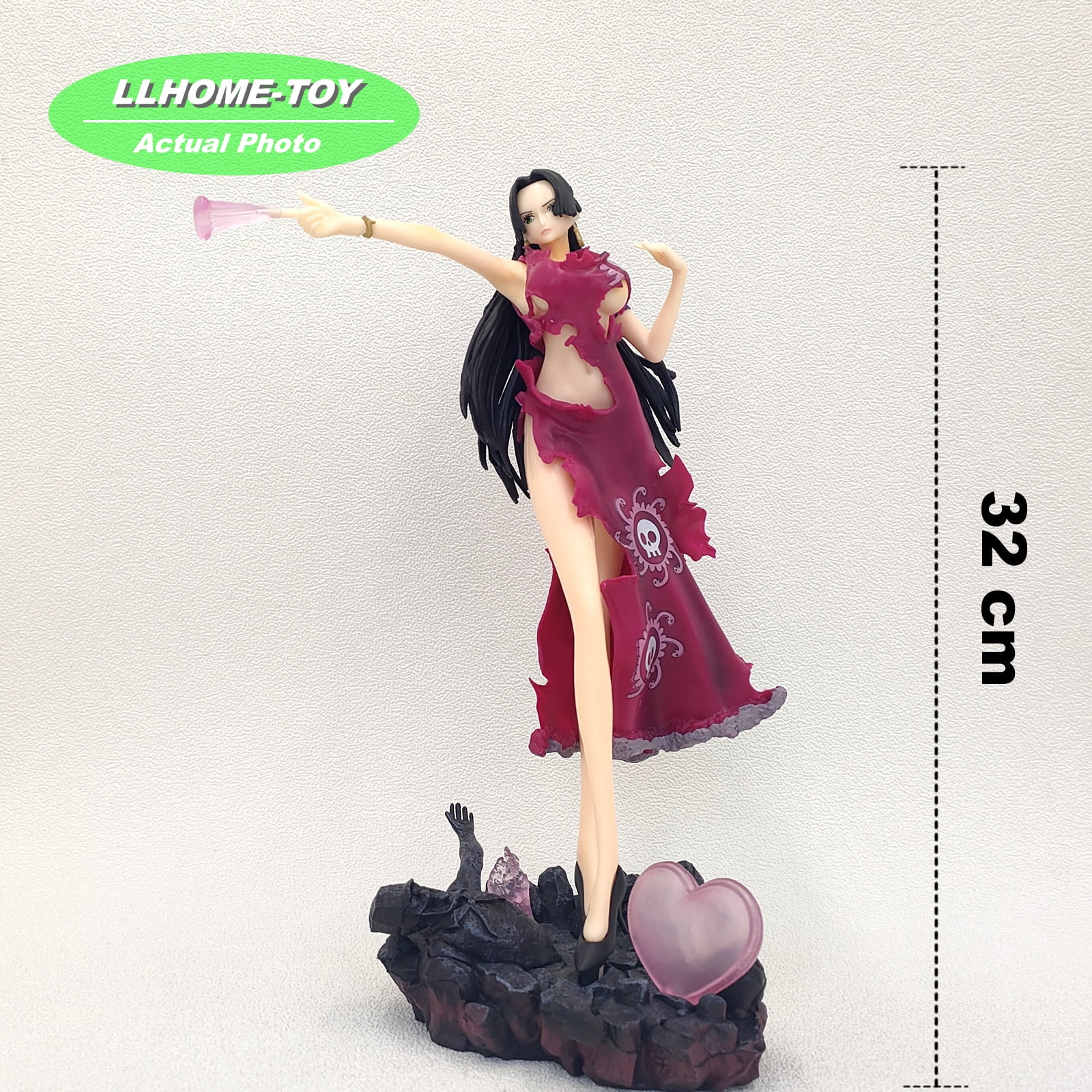 Anime One Piece Boa Hancock Hot Heart Slave Arrow PVC Figure Statue Toy ...