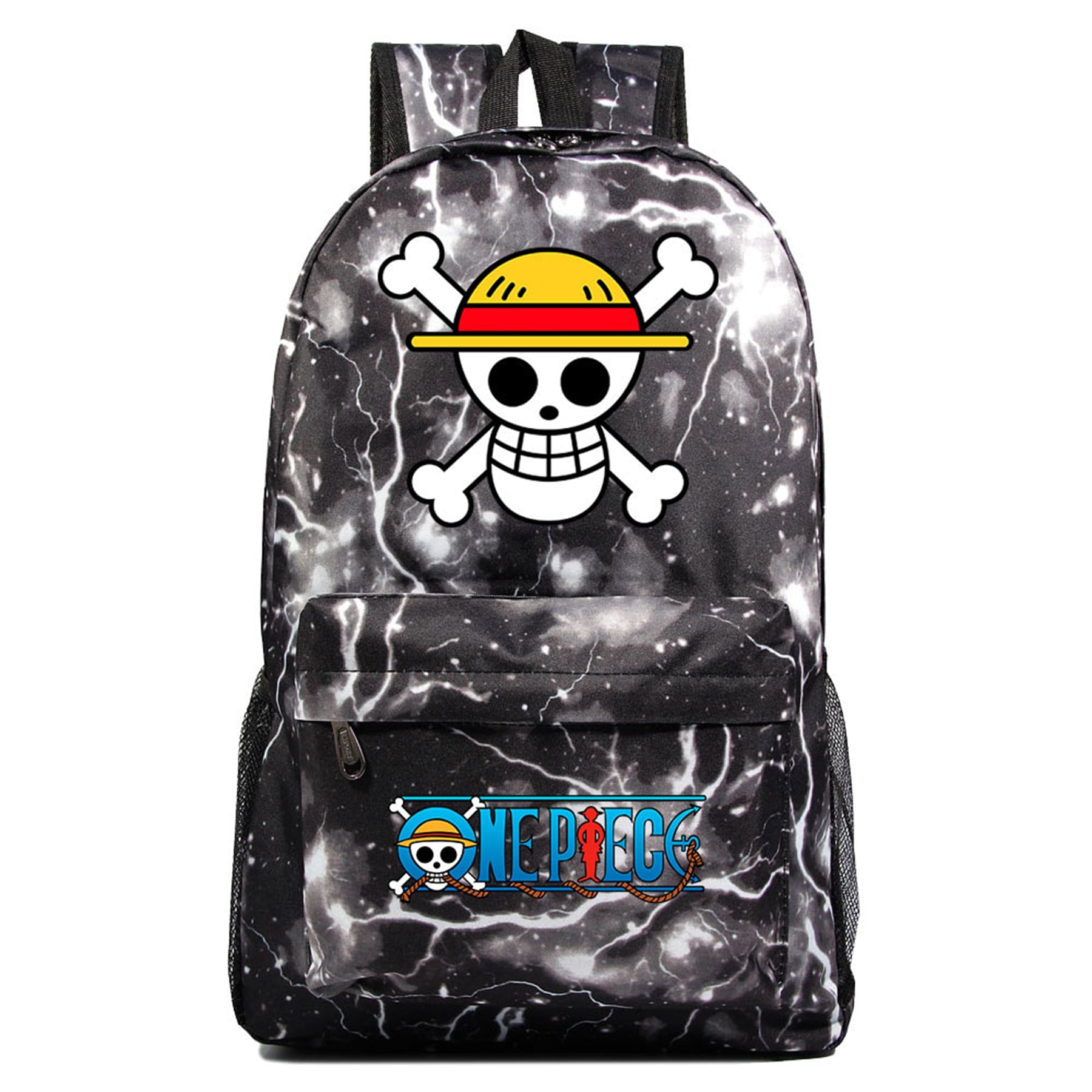 Anime One Piece Bookbag Lightweight Backpack Large Travel Knapsack Wear ...