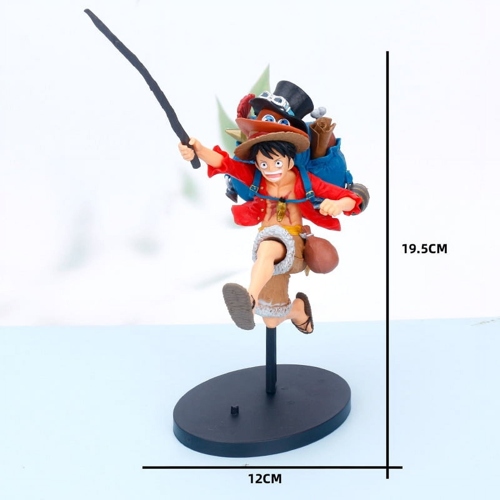 Anime One Piece Brothers Luffy Ace Sabo Running Action Figure Boxed ...