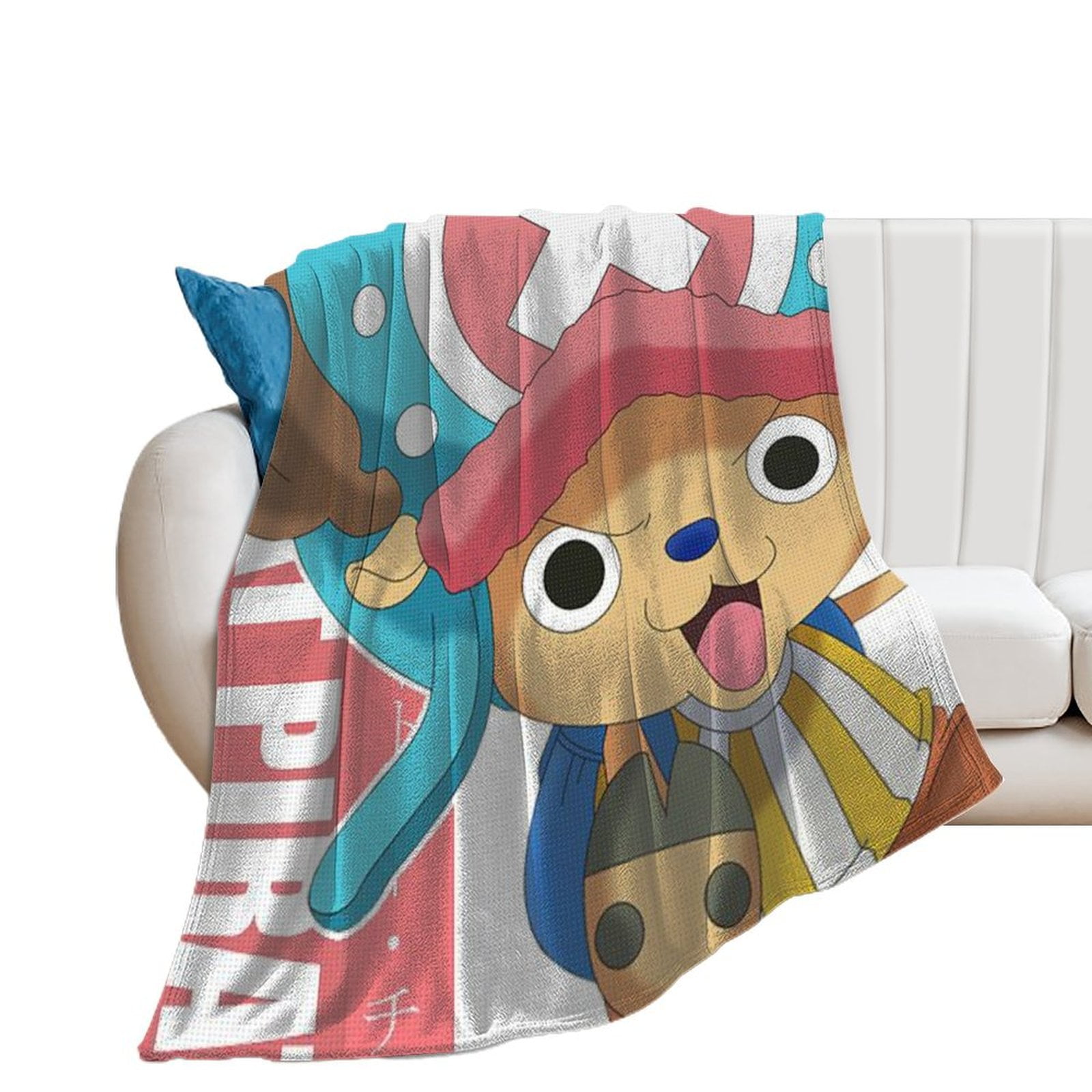 Anime One Piece Chopper Blanket for Bed Sofa Flannel Throw Blanket One ...
