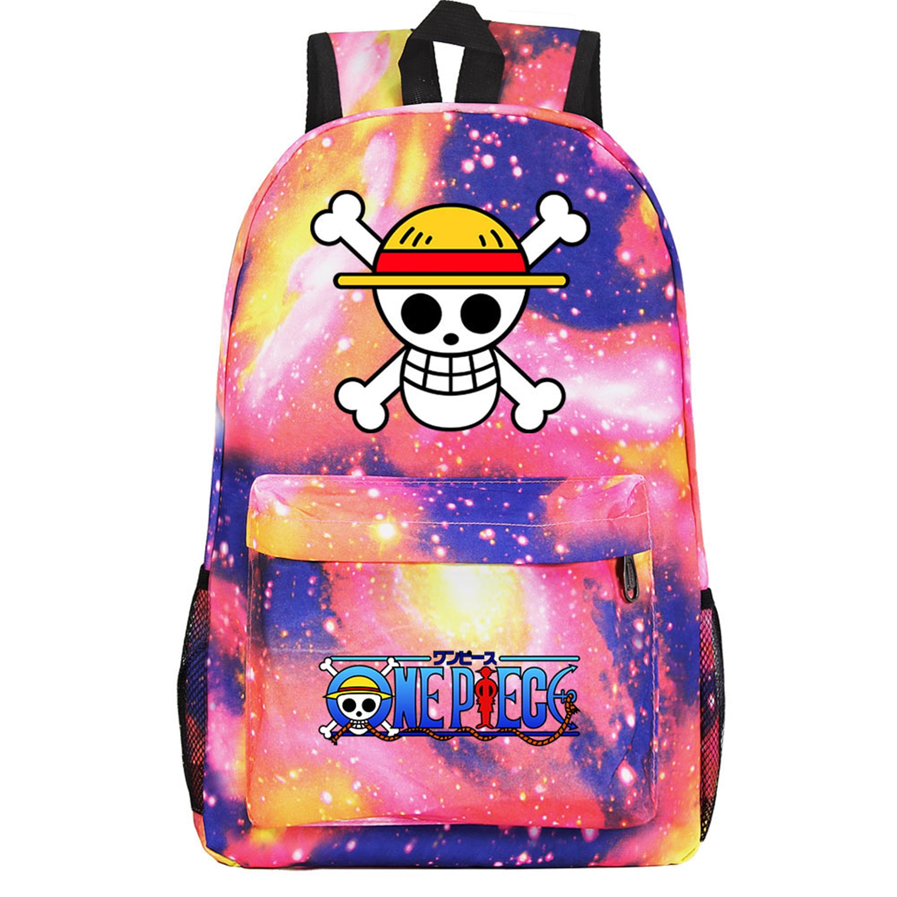 Anime One Piece Classic Backpack Lightweight Casual Daypack Student ...
