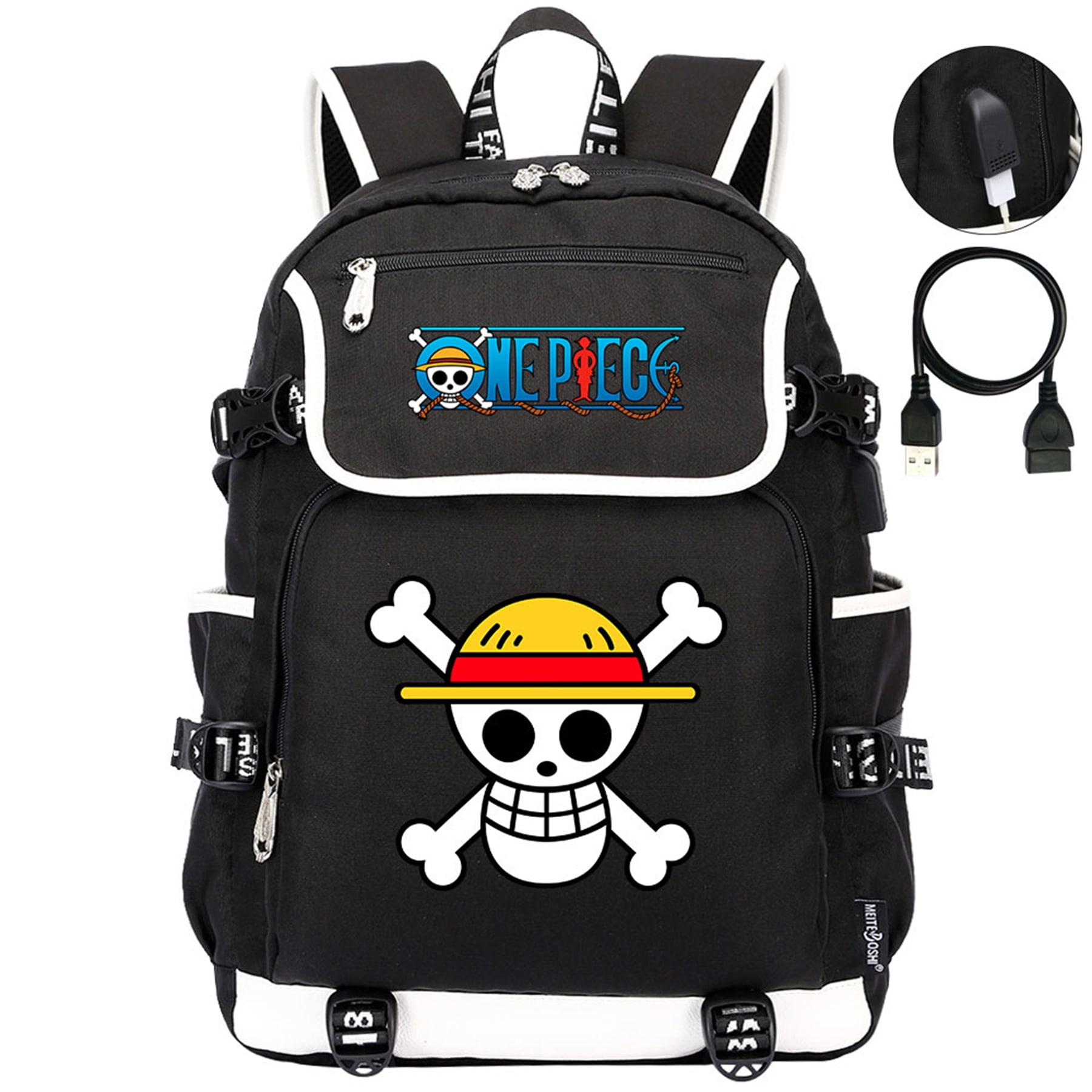 Anime One Piece Classic Backpack Student Waterproof School Bag ...
