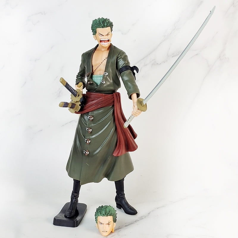 Anime One Piece Double Headed Carving Solon Sword Duel Handheld Model ...