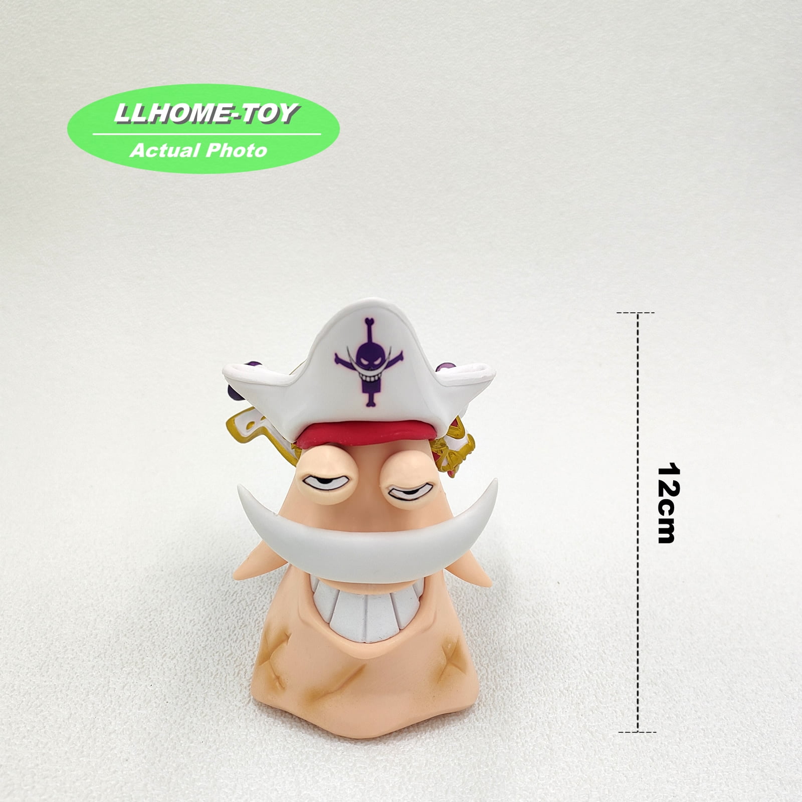 Anime One Piece Four Emperors White Beard Edward Den Den Mushi Figure ...