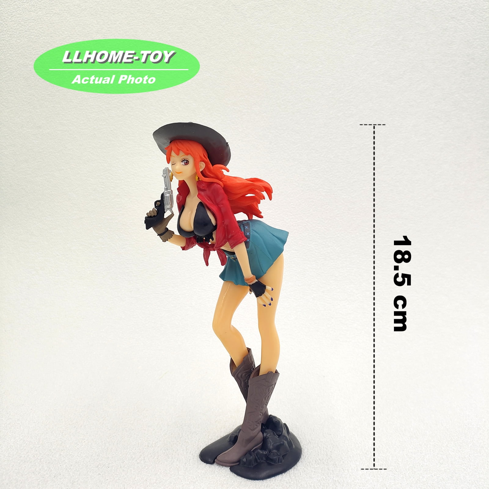 Anime One Piece Journey Cowboy Nami Hot Stand PVC Action Figure Statue ...