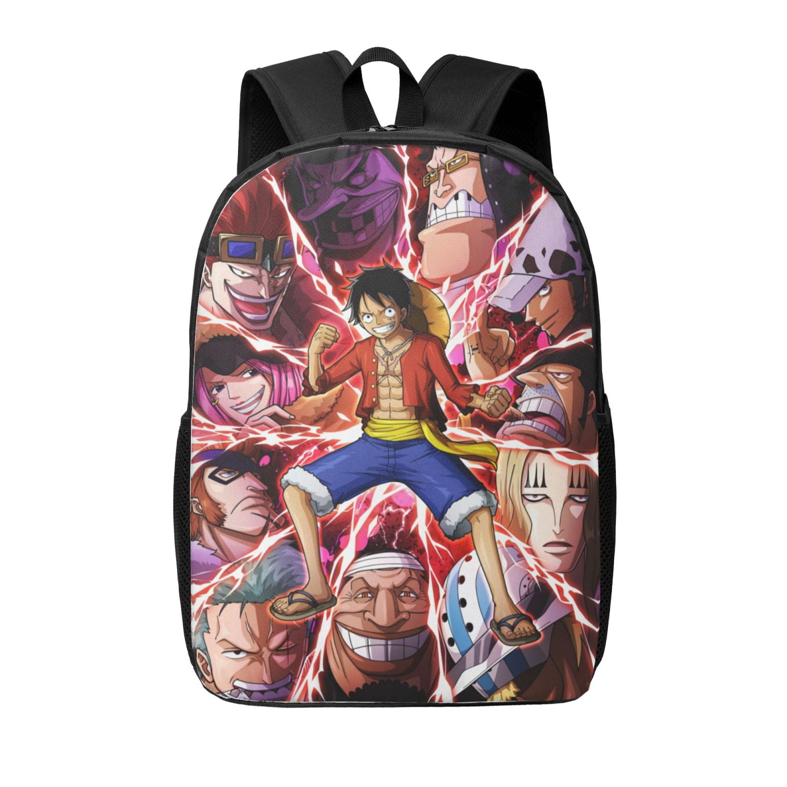 Anime One-Piece Luffy Backpack 17 Inch Large Capacity Casual School Bag ...