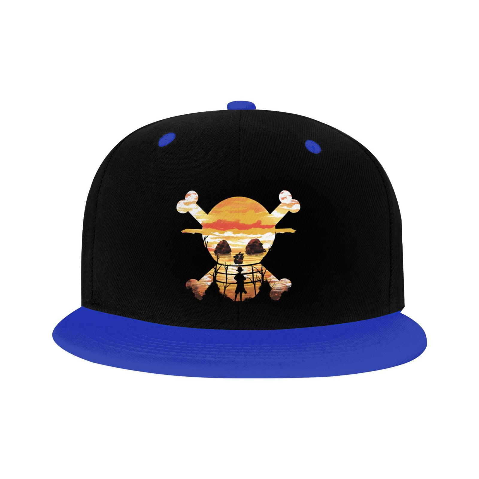 Anime One-Piece Luffy Kid'S Cartoon Baseball Cap,Adjustable Hip Hop Hat ...