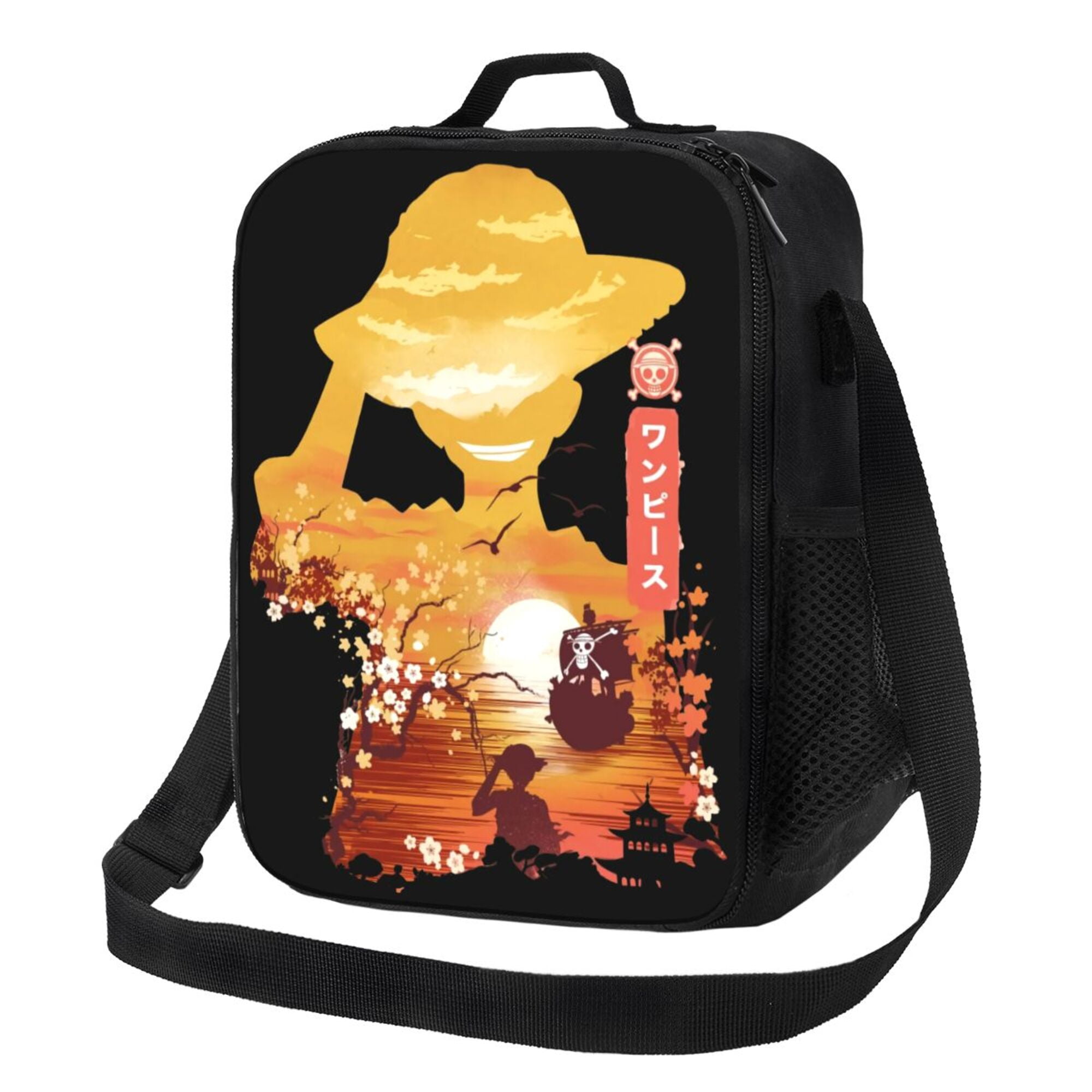 Anime One-Piece Luffy Lunch Bag Lunch Box Lightweight Durable Lunch ...