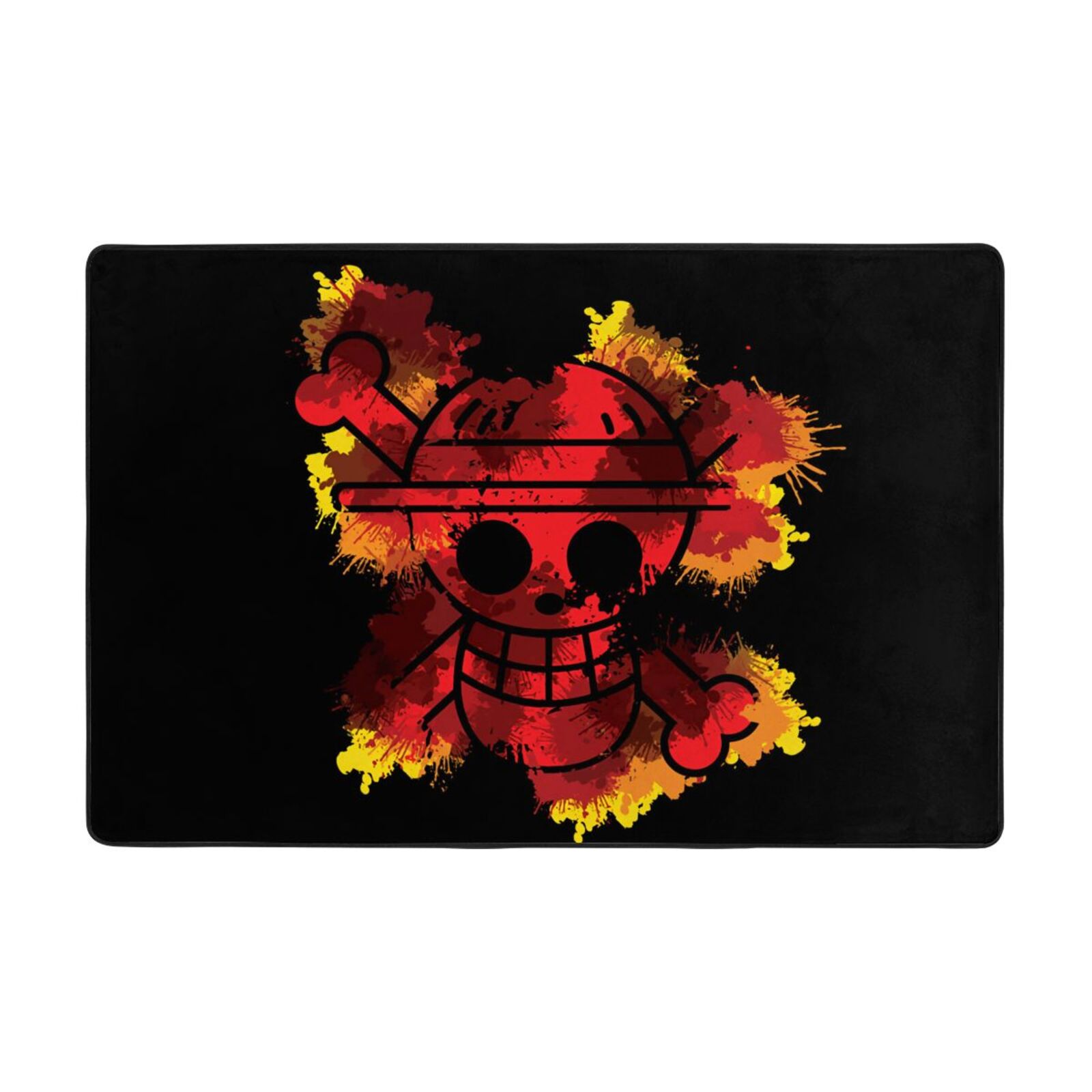 Anime One-Piece Luffy Rugs Washable Cover Floor Rug Carpets Bathroom ...