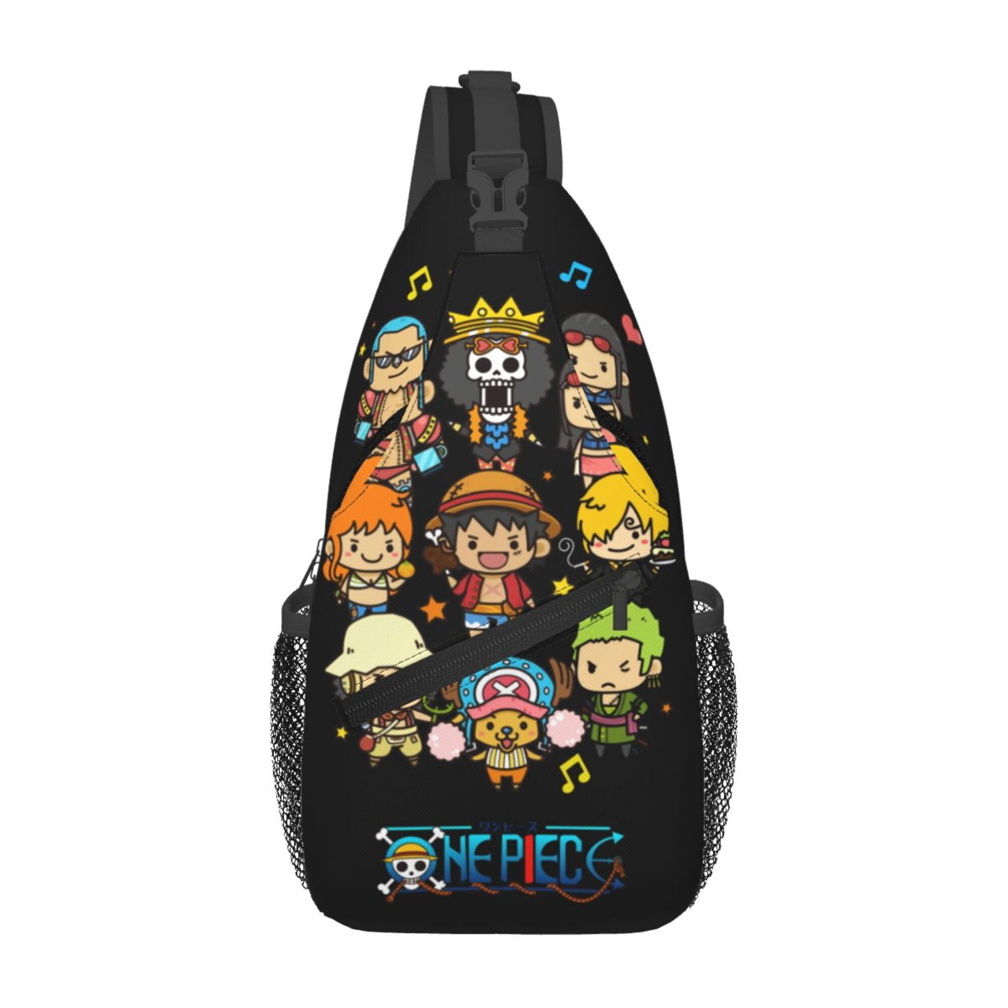 Anime One-Piece Luffy Sling Bag Crossbody Sling Backpack Chest Bag ...