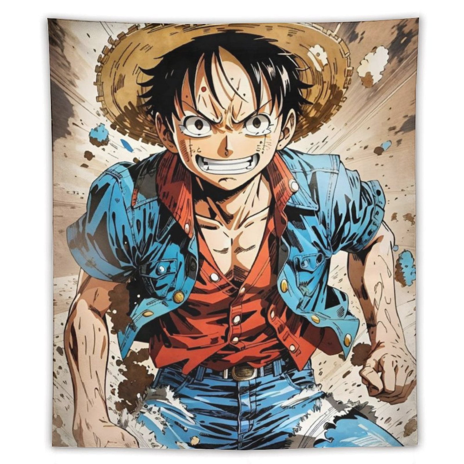 Anime One Piece Luffy Tapestry Room Decor One Piece Luffy Merch ...