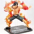 Anime One Piece Portgas D Ace Pop Fire Fist Fighting Version PVC Action ...