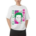 Anime One Piece Roronoa Zoro Face - Unisex Tshirt - Walmart.com