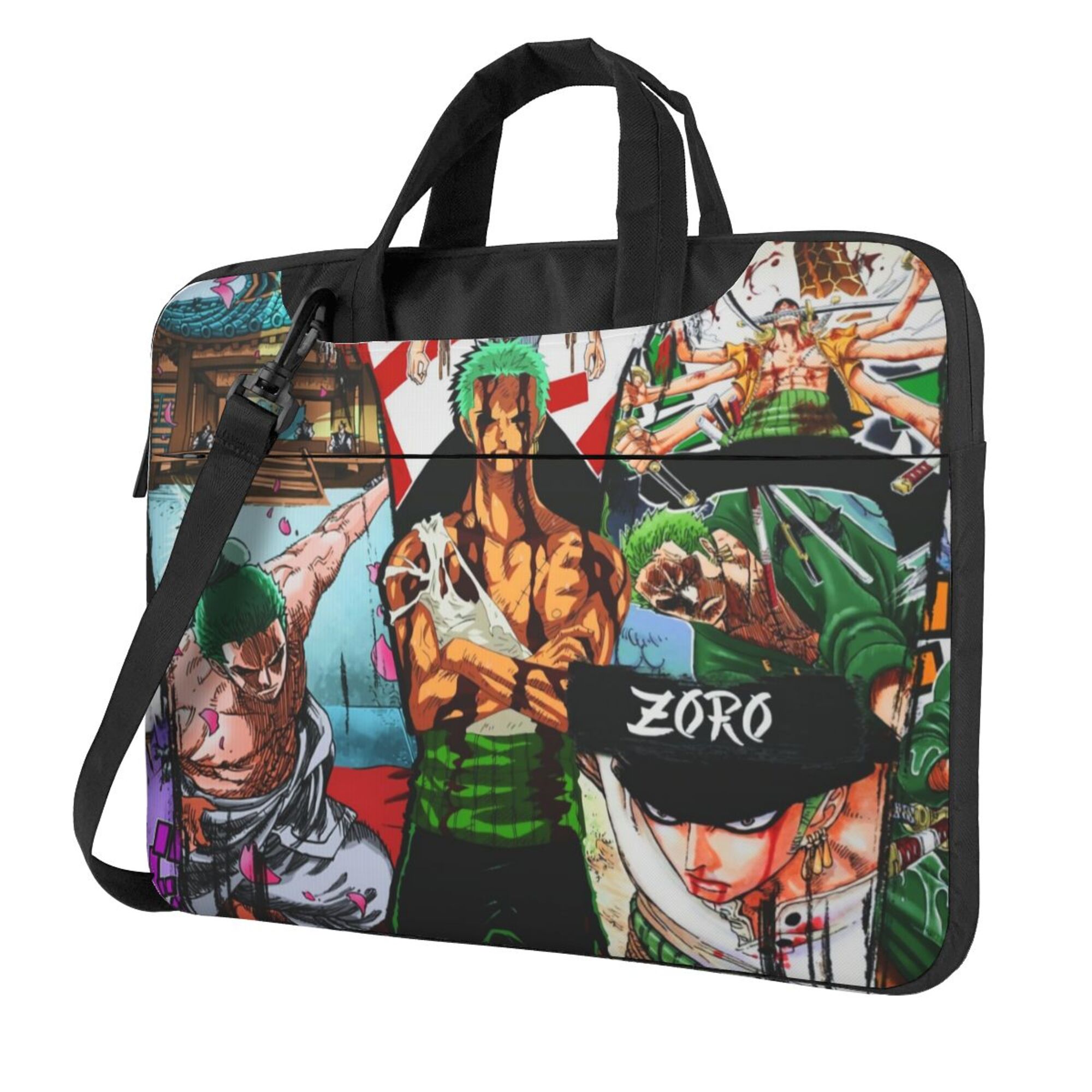 Anime One-Piece Roronoa Zoro Laptop Bag Laptop Case Computer Notebook ...