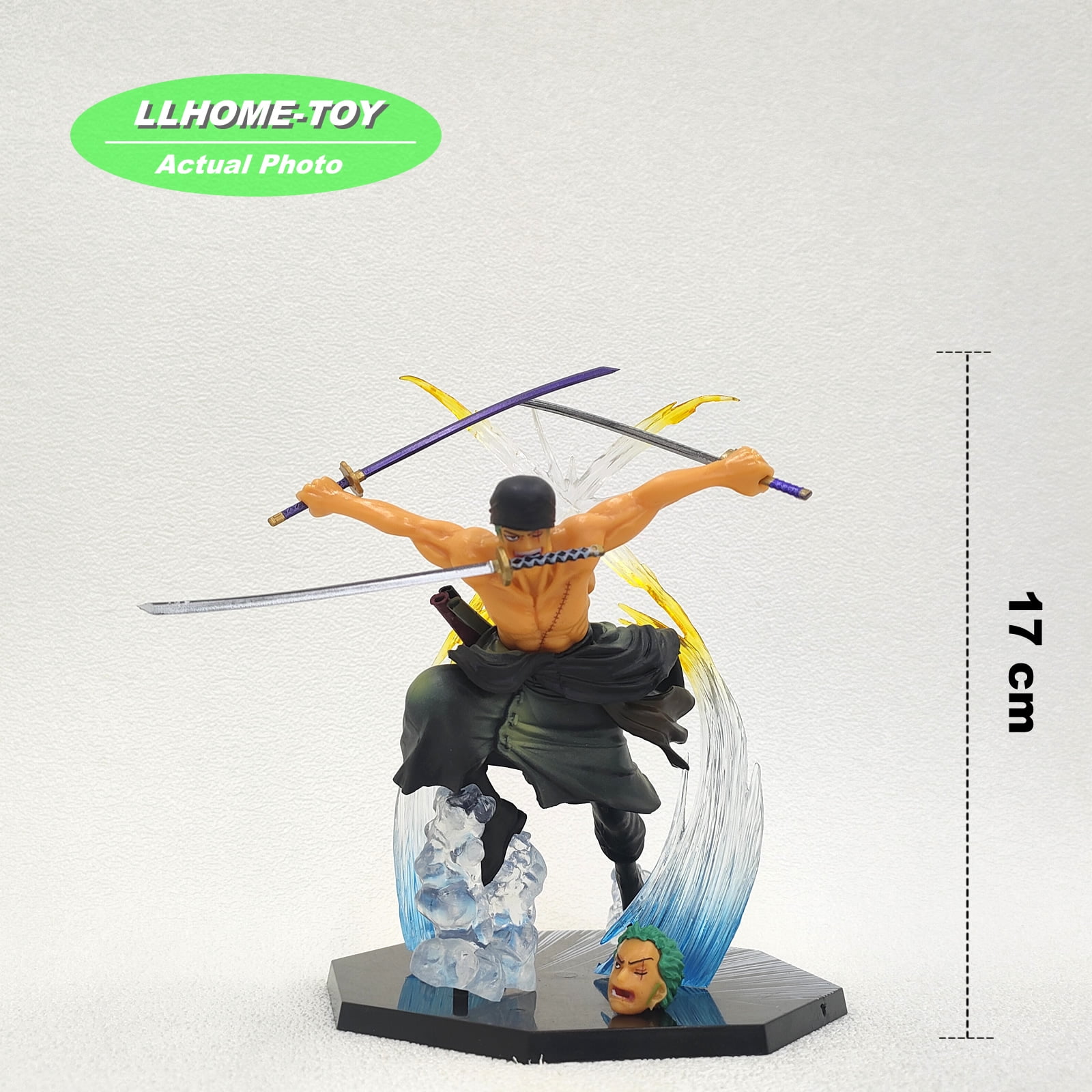 Anime One Piece Roronoa Zoro ZERO Fight PVC Figure Statue Toy Gift desk ...