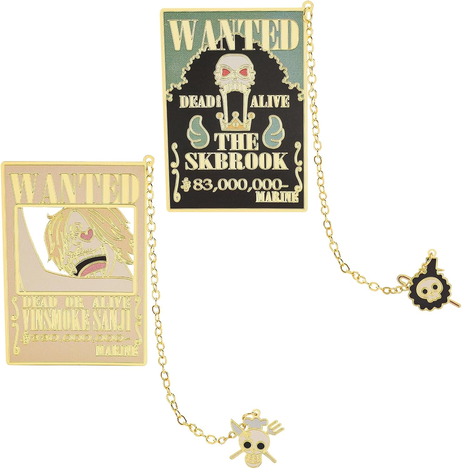 Anime One Piece Stainless Steel Bookmark for Men Women Students ...