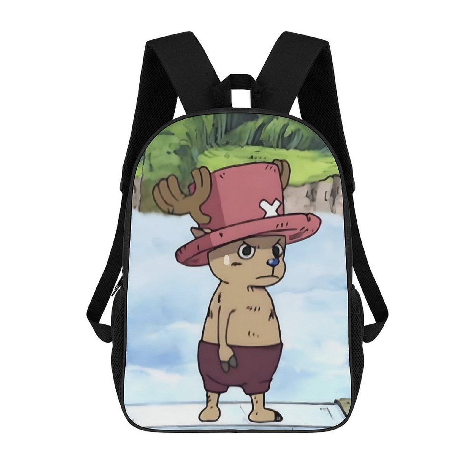 Anime One-Piece Tony Tony Chopper 17" Backpack Travel Bag for Men Women ...