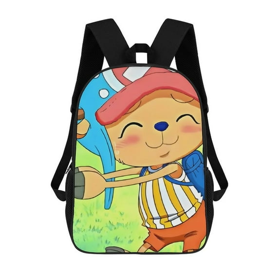 Anime One-Piece Tony Tony Chopper 17" Backpack Travel Bag for Men Women ...