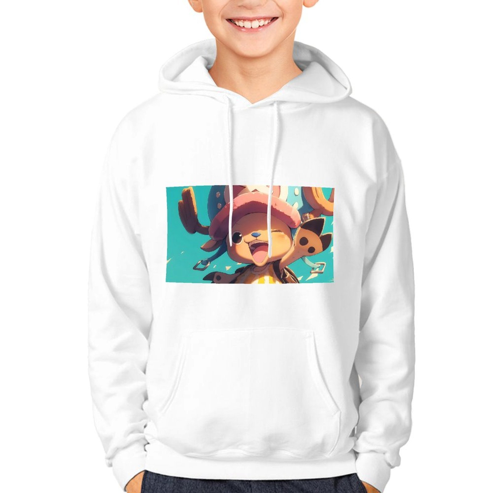 Anime One-Piece Tony Tony Chopper White Kids' Hoodie 3d Print ...