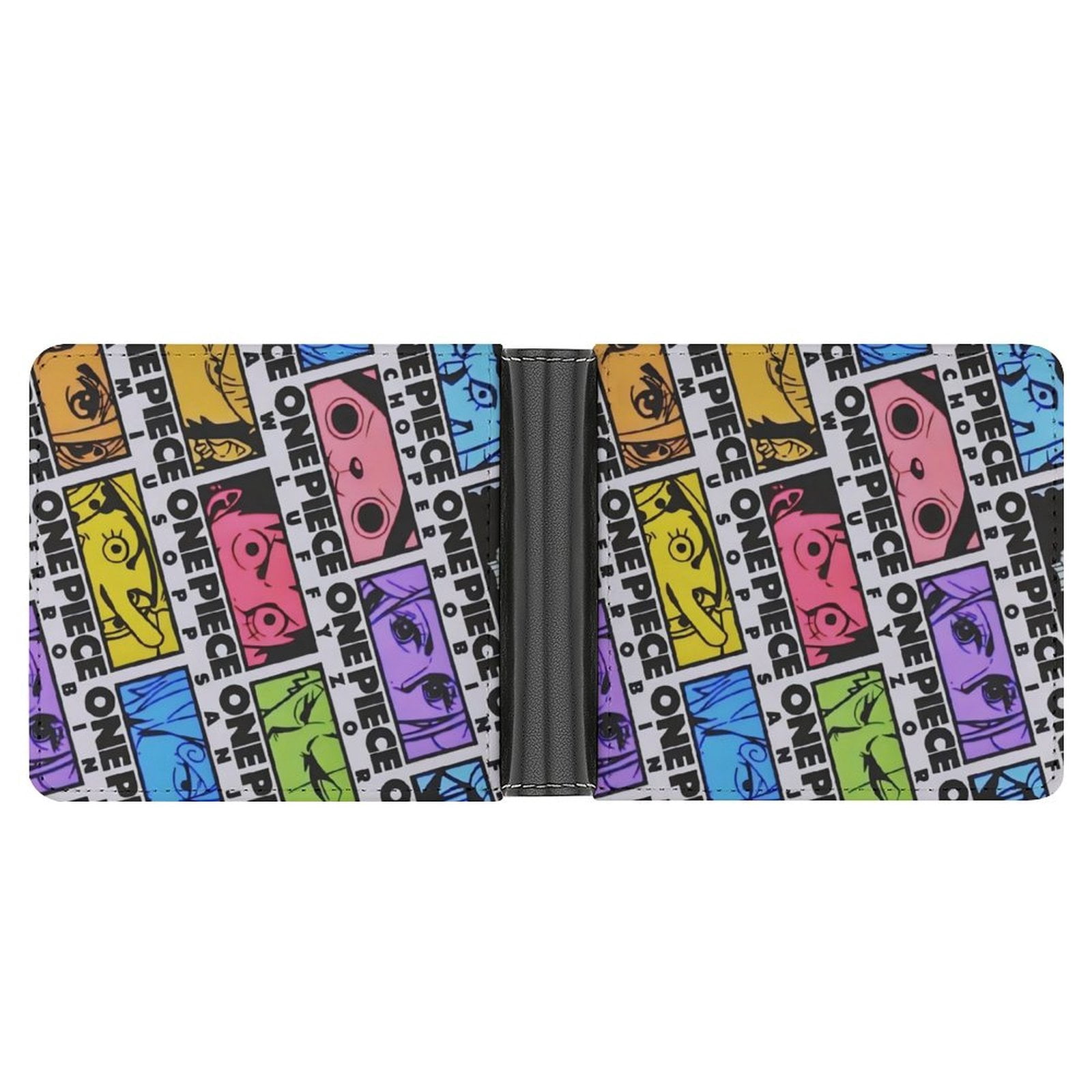 Anime One Piece Wallet For Men Purse Leather Bifold Wallet One Piece ...