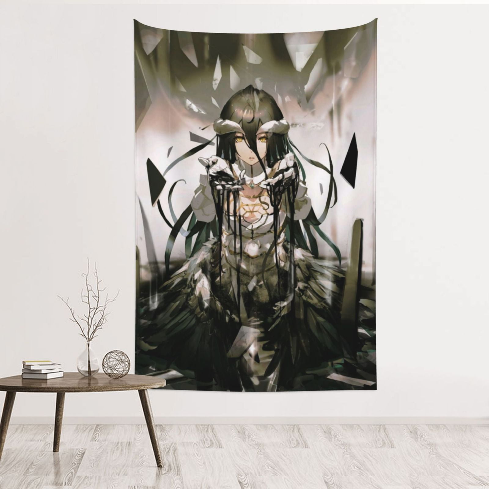 Anime Overlord Albedo Tapestry Wall Hanging Home Decoration Wall ...