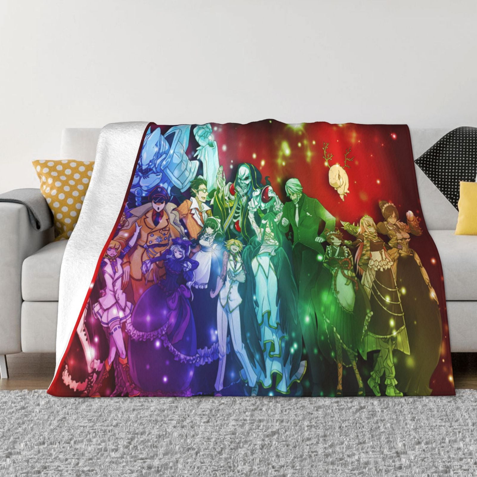 Anime Overlord Albedo Ultra-Soft Micro Fleece Blanket Throw All Season ...