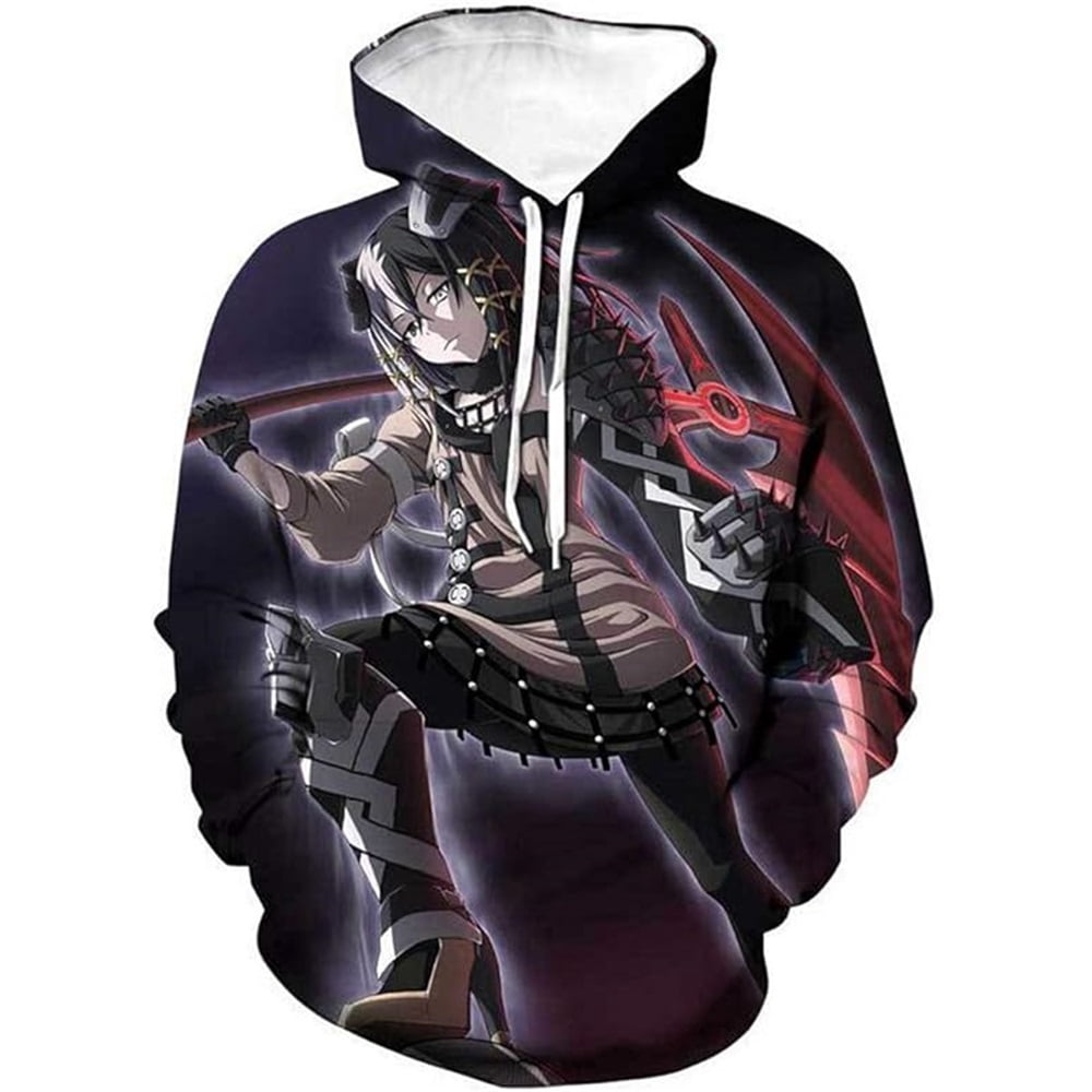 Anime Overlord Hoodie 3D Fashion Unisex Pullover Cool Harajuku Hooded ...