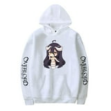 Anime Overlord Hoodie Streetwear Momonga Long Sleeve Sweatshirt Albedo ...