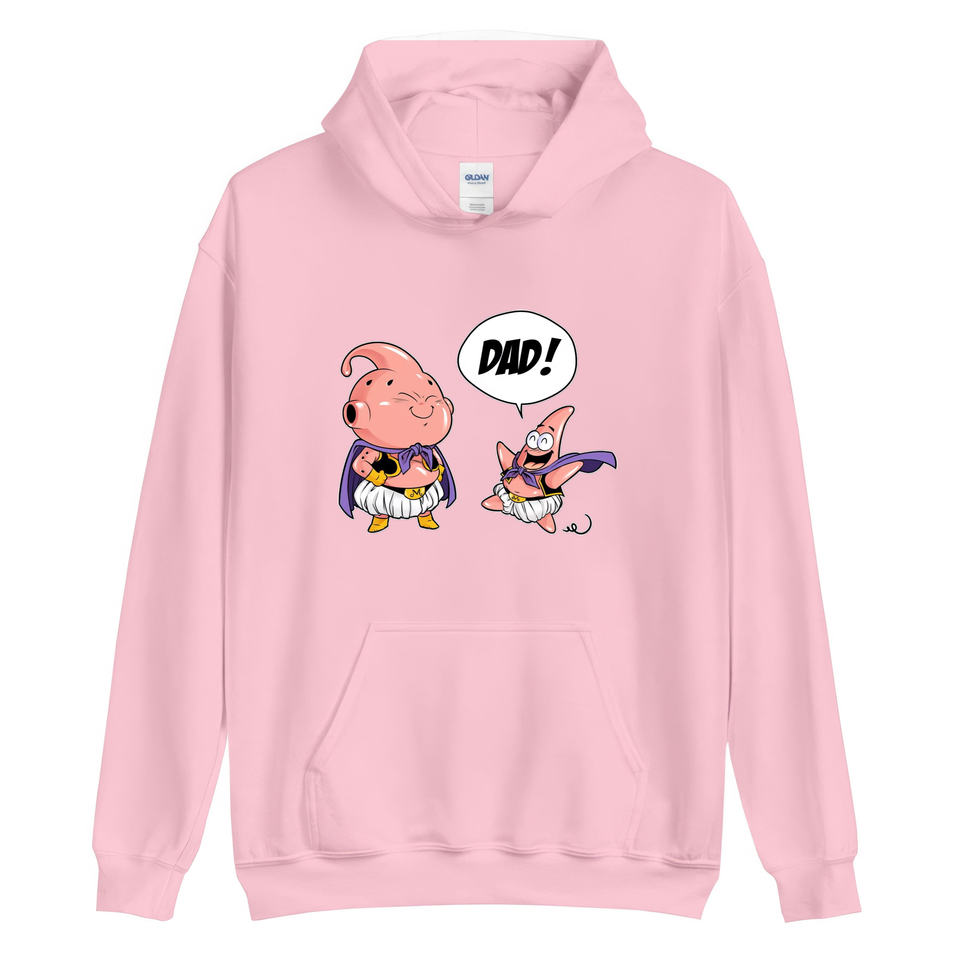 Anime Parody Graphic - DBZ Majin Boo and Patrick Hoodie - Walmart.com