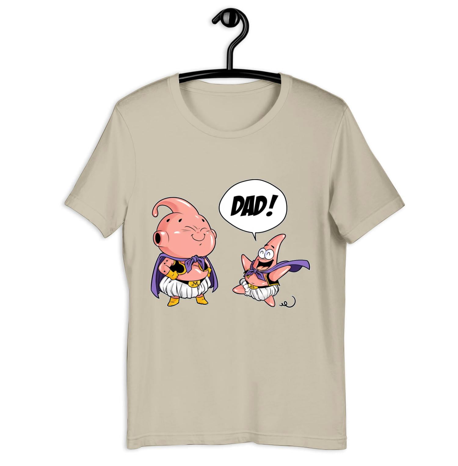 Anime Parody Graphic - DBZ Majin Boo and Patrick T-shirt - Walmart.com