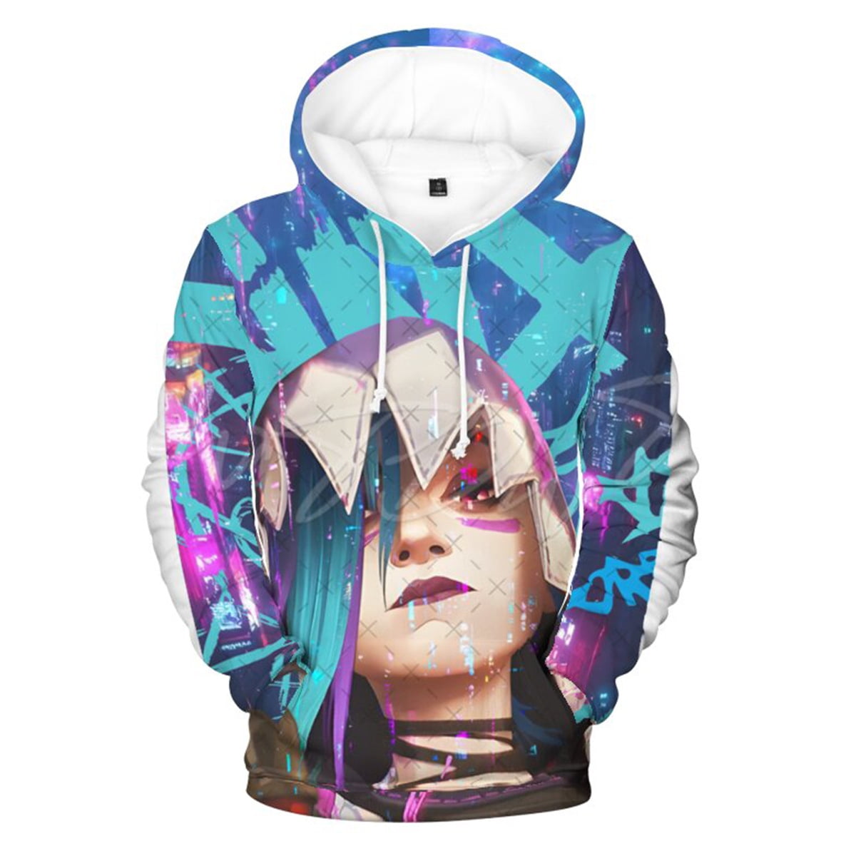 Anime Peripheral League of Legends Sweater, Full Color Clothes 3D ...