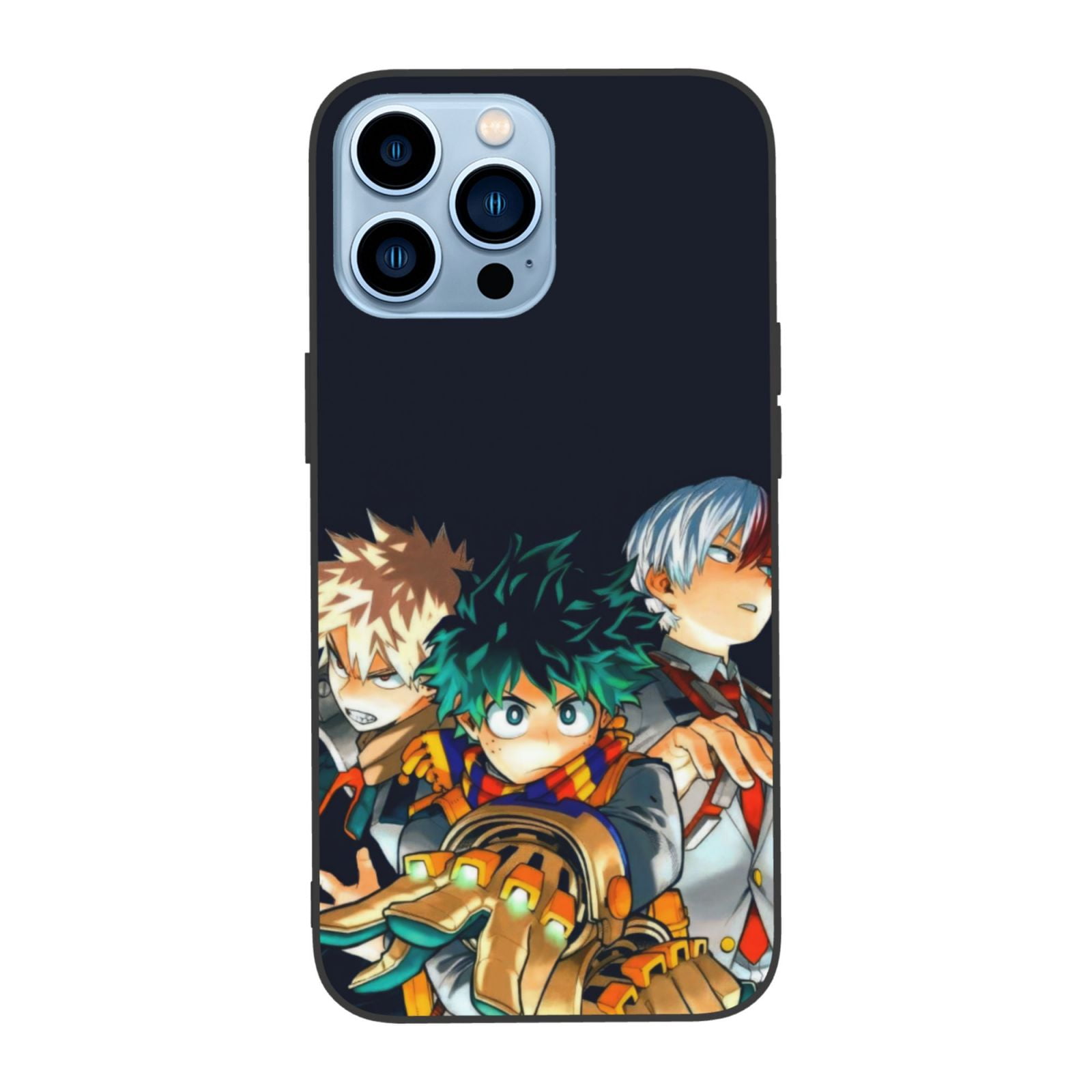 Anime Phone Case My Hero Academia Phone Case Compatible With Iphone 13 Pro 6.1 Inch Iphone 13 Pro Max 6.7 Inch Soft Anti Scratch Shockproof TPU