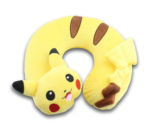 Anime Pikachu Neck Pillow Plush Pillow Travel Pillow One Size fits most ...