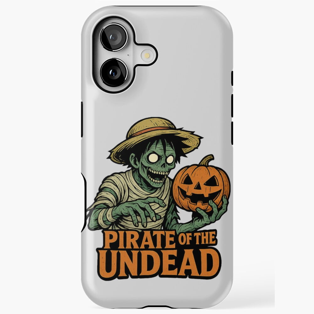 Anime Pirate Undead Pumpkin Adventure Design Art iPhone Case 17 11 12 ...