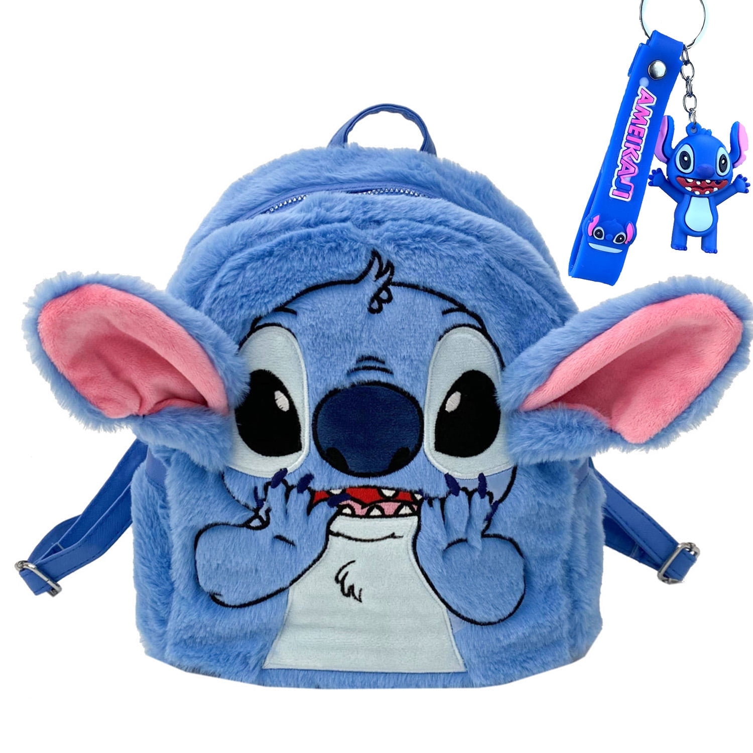 Anime Plush Backpack Cartoon Plush Travel Backpack Anime Cute Furry ...