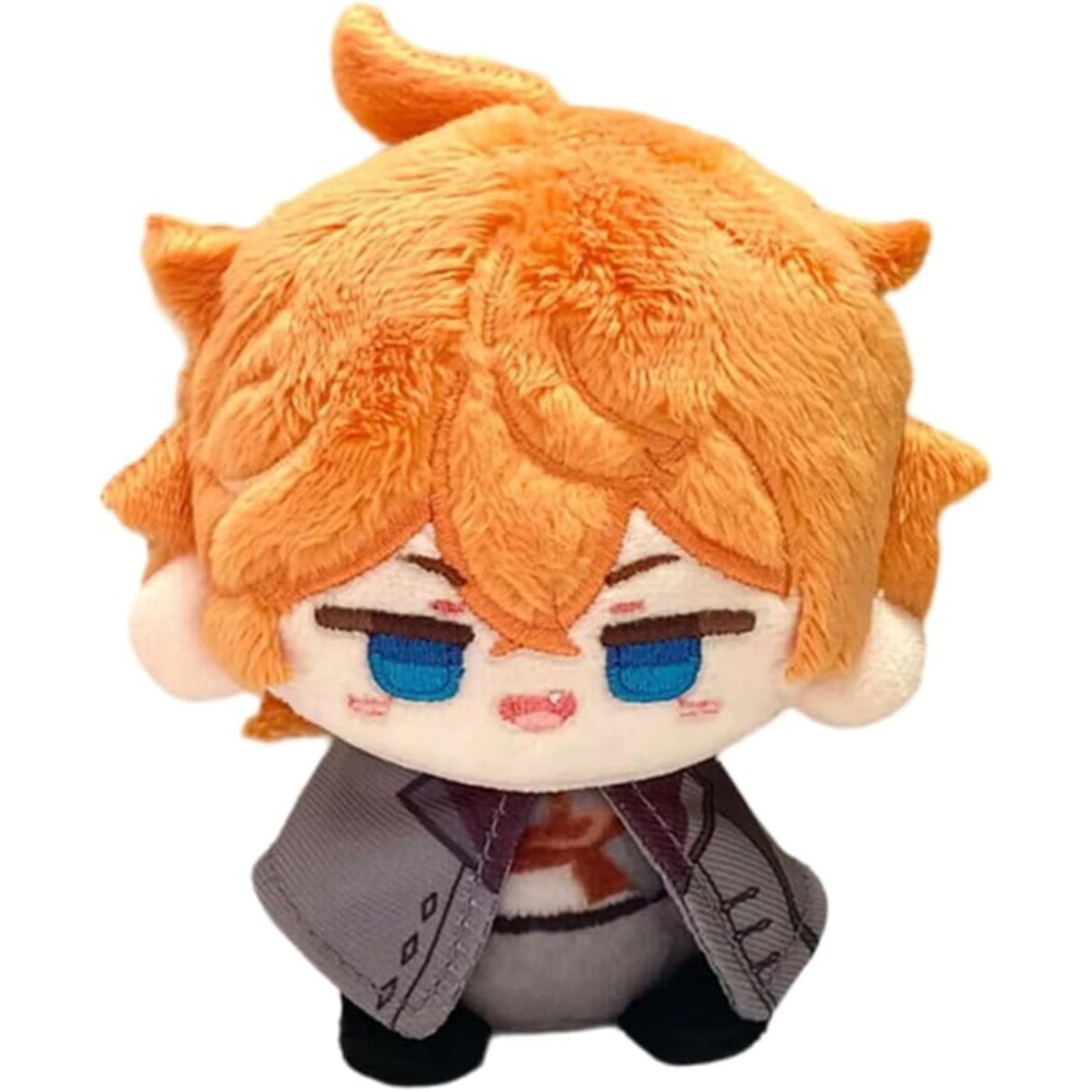 Anime Plush Doll Tartaglia, Comic Plush Cute Red Wall Plush Dolls Mini ...