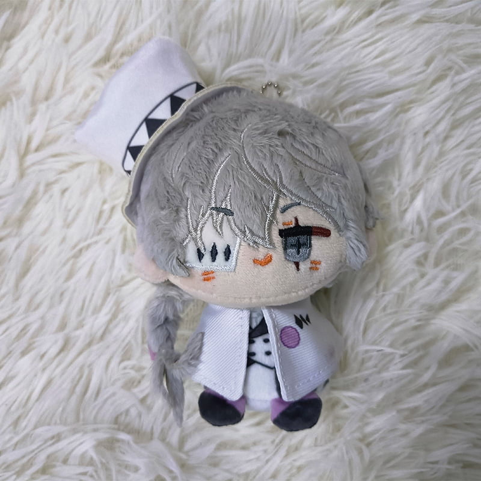 Anime Plush Keychain for Backpack, 4" Cute Chibi Plush Figure Key Chain ...