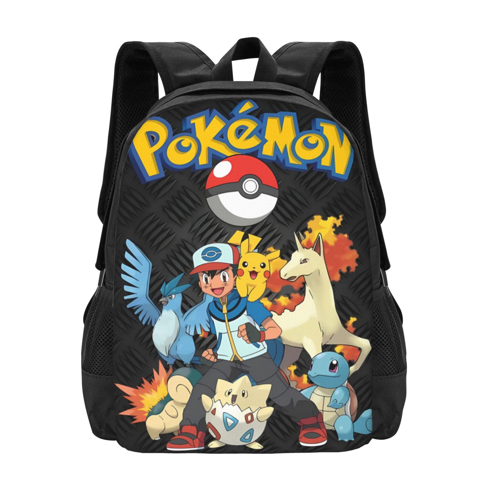 Anime Po_kemon Backpack Lightweight Casual Laptop Backpacks Travel ...