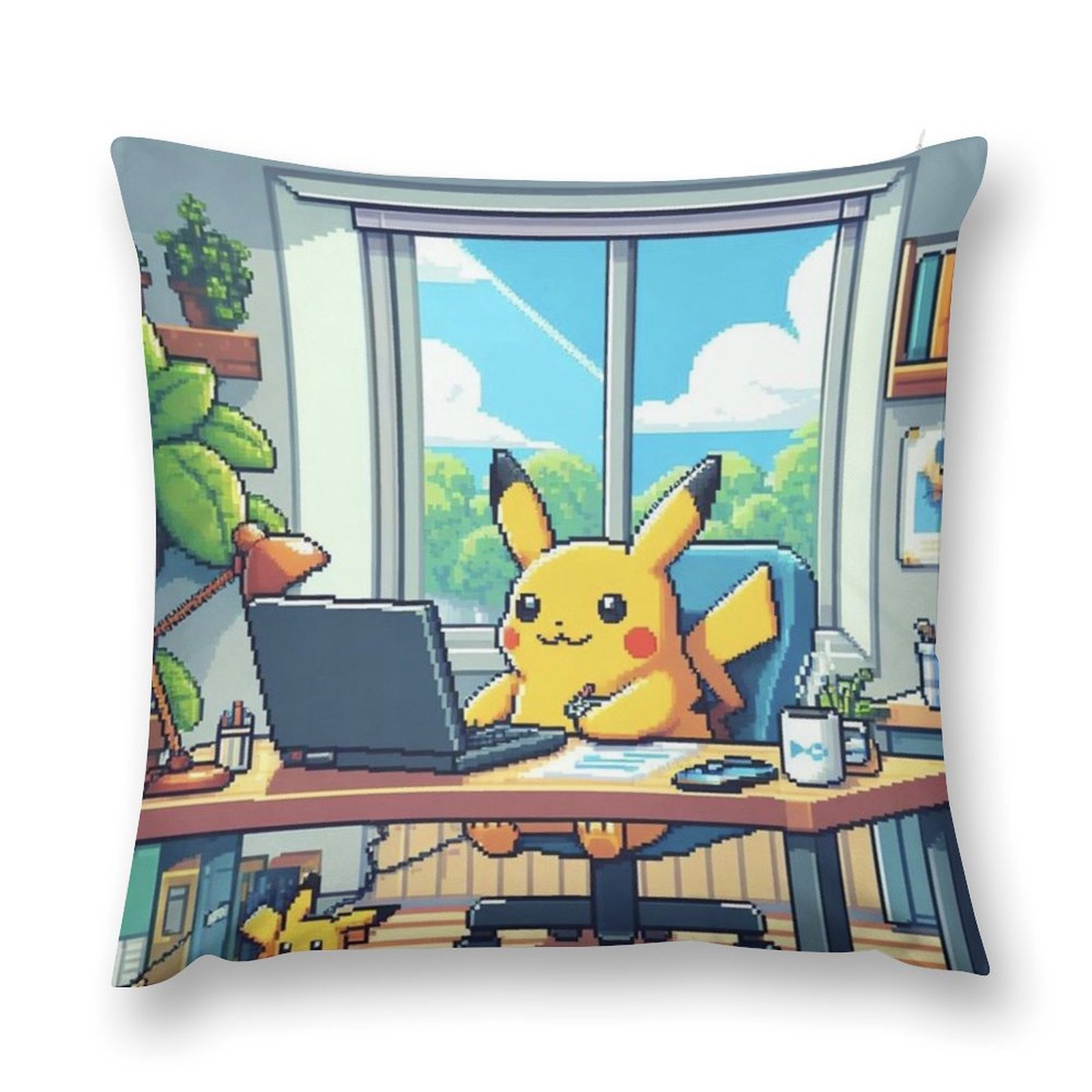 Anime Pokémon Pillowcases Pokémon Merch 22 "x22 " Anime Decorative ...