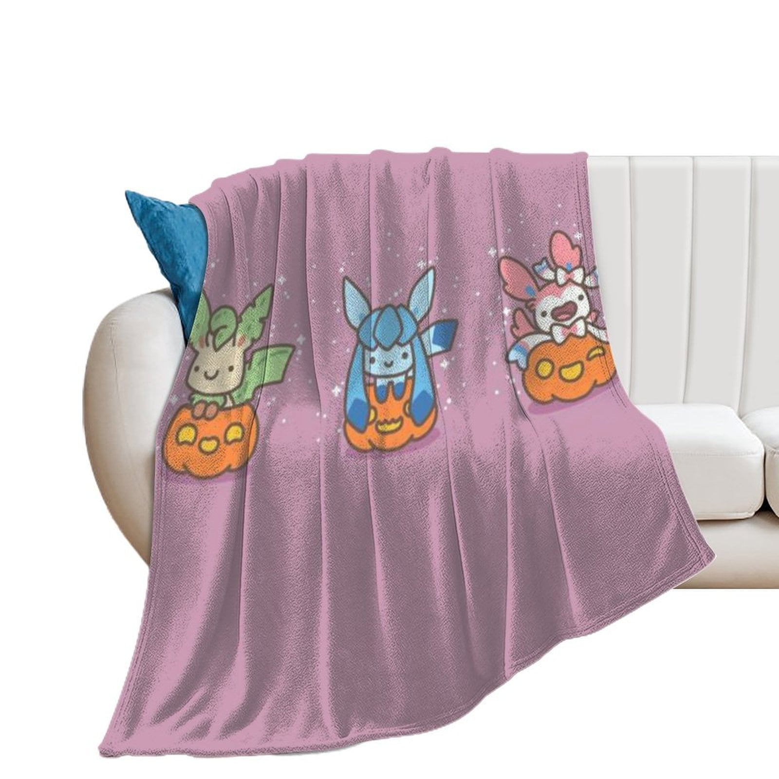 Anime Pokemon Blankets Eevee Throw Blanket 40"*50" （100*130cm） Eevee ...