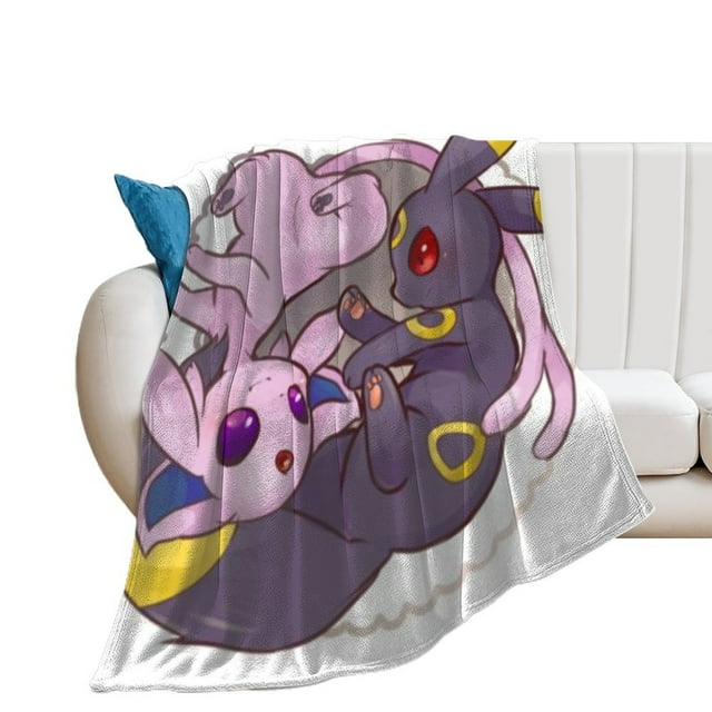 Anime Pokemon Blankets Eevee Throw Blanket 50"*60"（130*150cm） Eevee ...