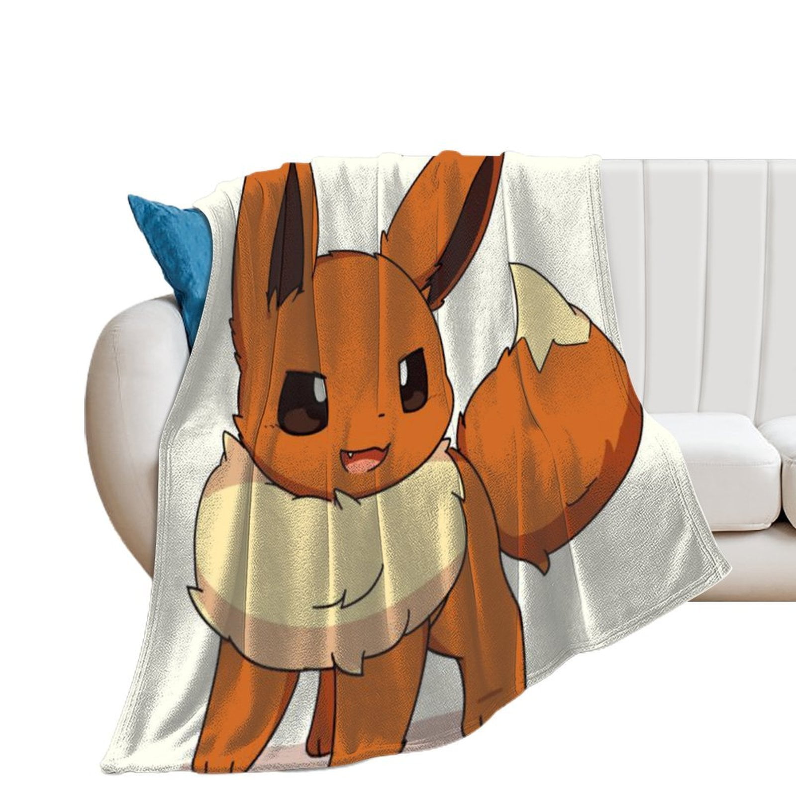 Anime Pokemon Blankets Eevee Throw Blanket 60"*80"（150*200cm） Eevee ...