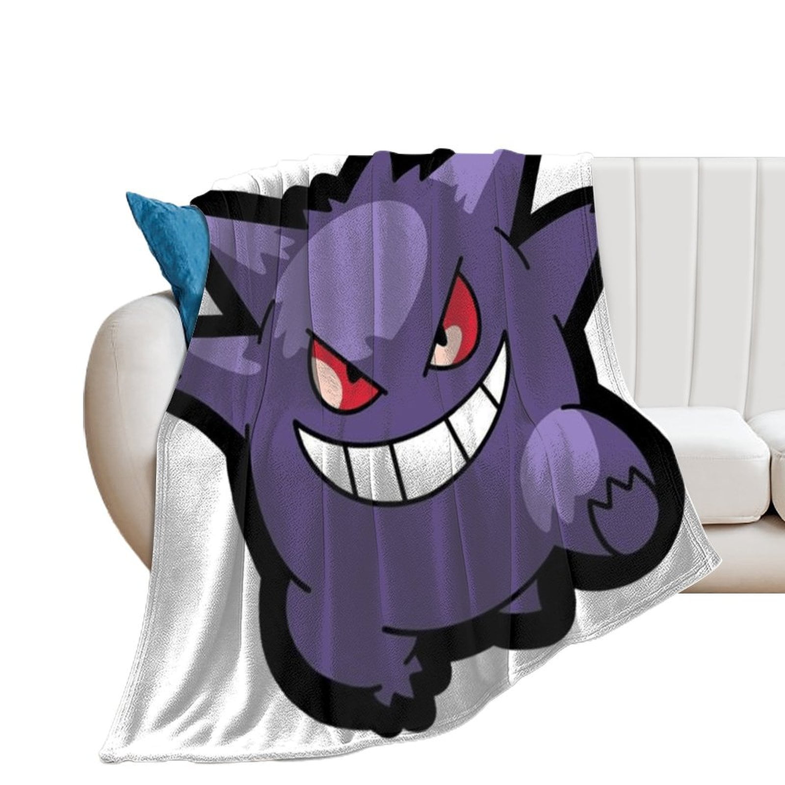 Anime Pokemon Blankets Gengar Throw Blanket 40"*50" （100*130cm） Gengar ...