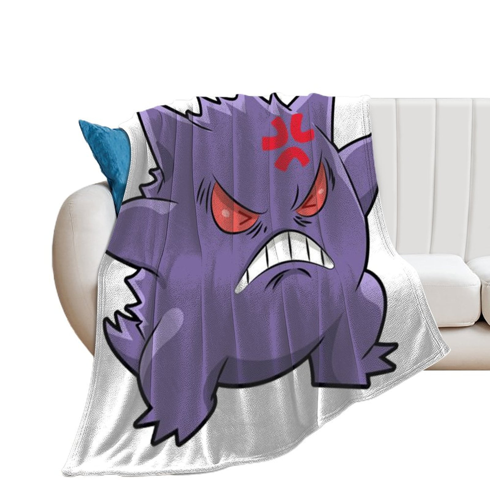 Anime Pokemon Blankets Gengar Throw Blanket 50"*60"（130*150cm） Gengar ...